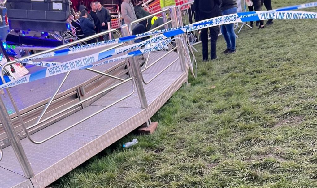 Funfair horror as two children rushed to hospital after 'falling from ...